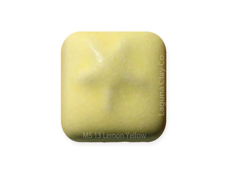 MS-13 LEMON YELLOW GLAZE – Laguna Clay & Glaze Co.