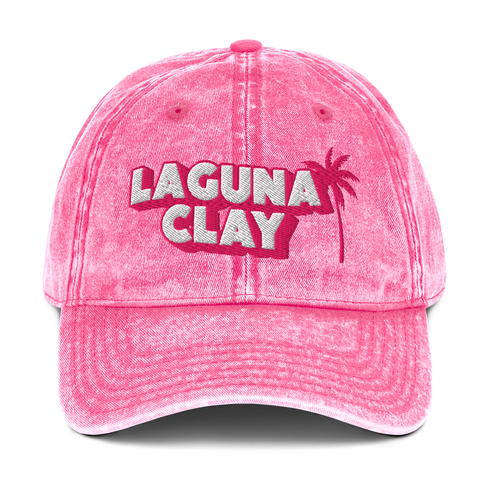 Laguna Baseball Cap - Pink Denim – Laguna Clay & Glaze Co.